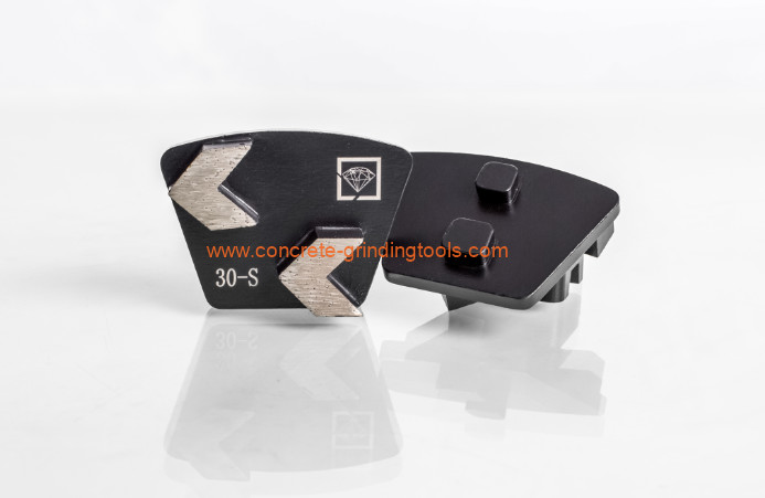 Arrow seg Two Pin locking concrete grinding segments for sti grinder